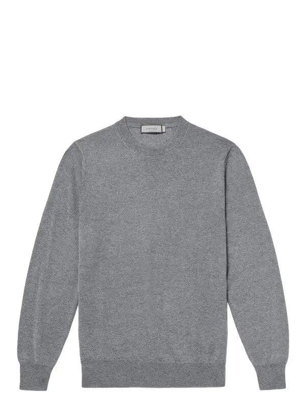 Canali Wool Sweater - Gray