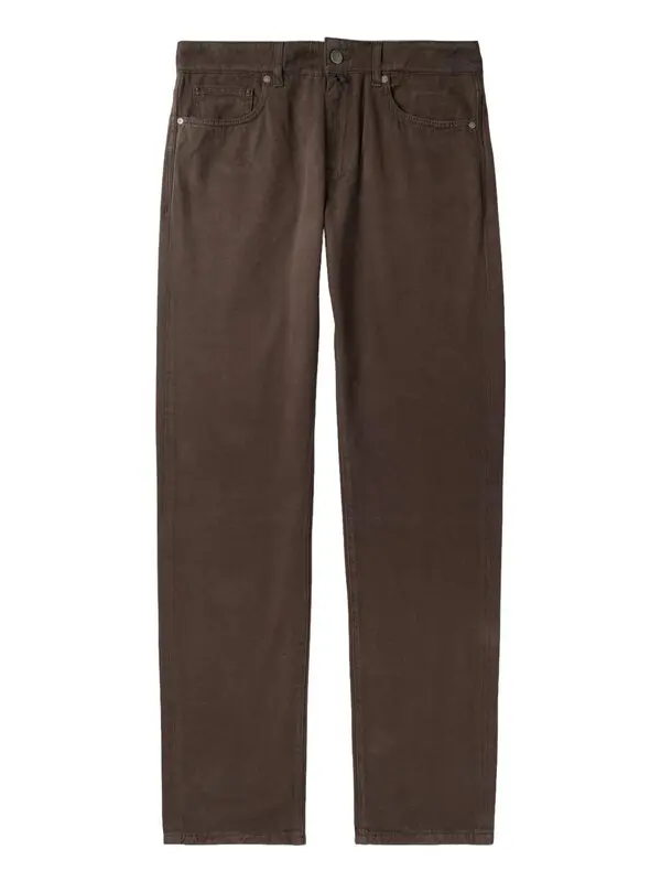 SLOWEAR Incotex Blue Division Straight-leg Jeans - Brown