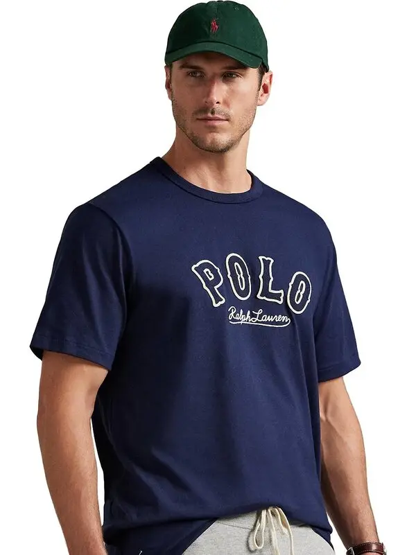 Ralph Lauren Western-logo Jersey T-shirt - Cruise Navy