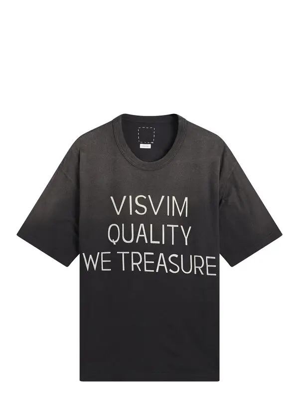 Visvim Jumbo T-shirt Dmgd - Black