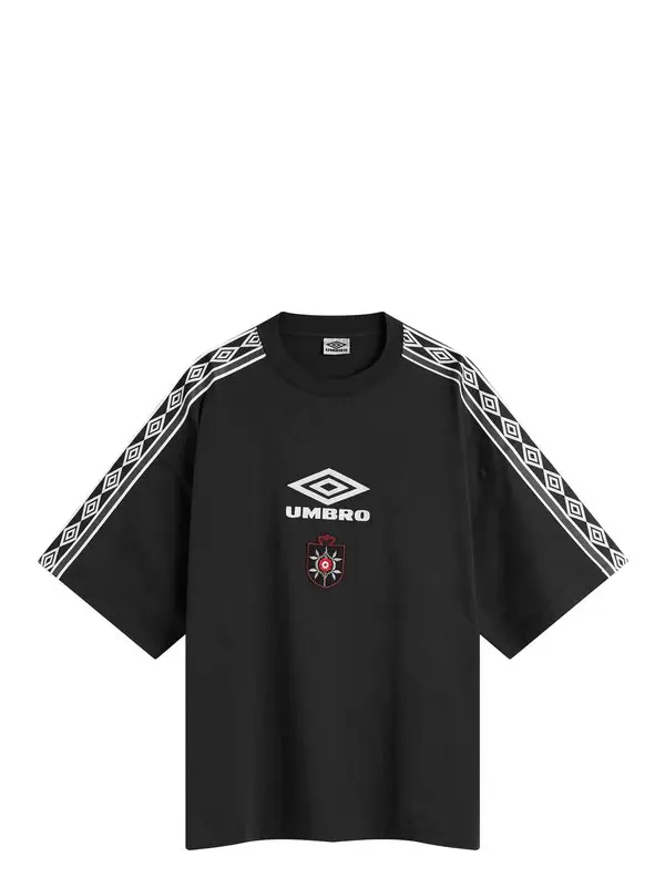 UMBRO BY SLAM JAM Og Tape T Shirt - Washed Black