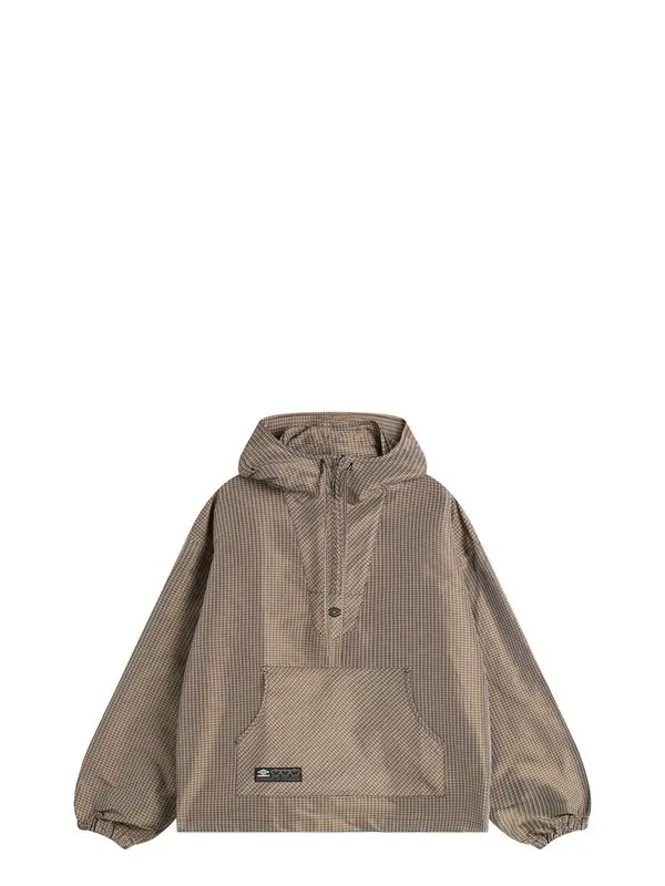 UMBRO BY SLAM JAM Masked Check Anorak - Beige Black