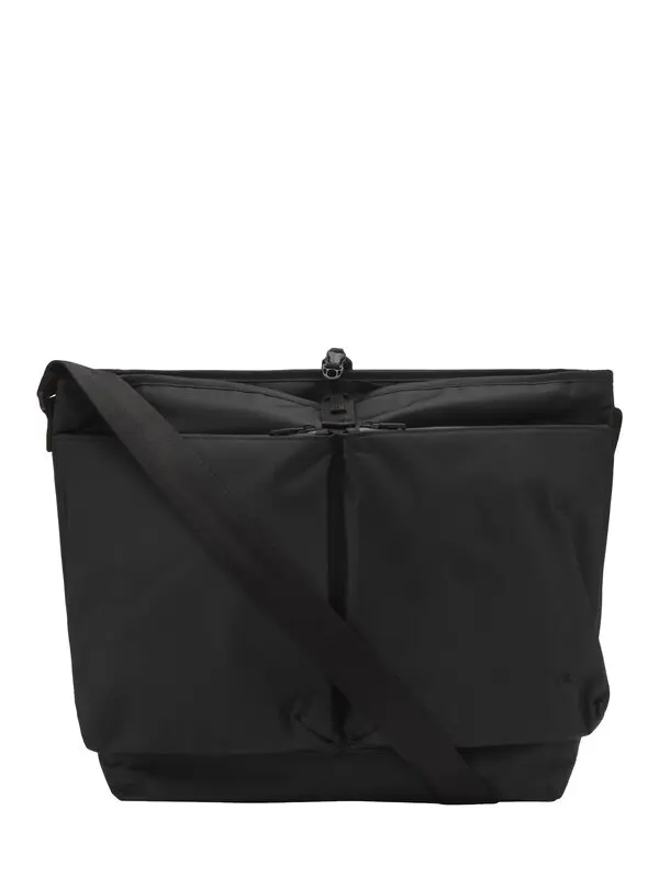 F/CE. Recycled Twill Courier Shoulder Bag - Black