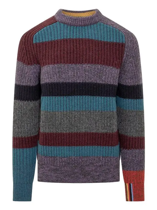 BARBOUR X PAUL SMITH Striped Wool Sweater - Multicolor