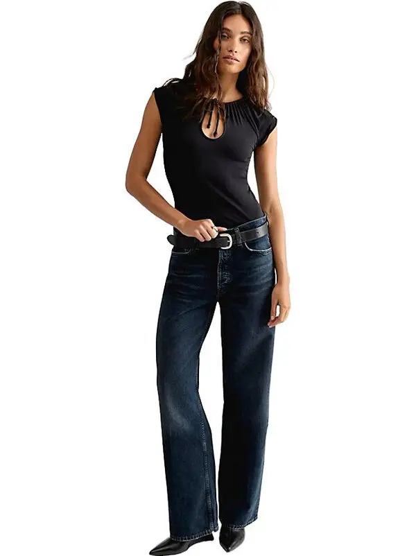 AGOLDE Long Arc Barrel Jeans - Central