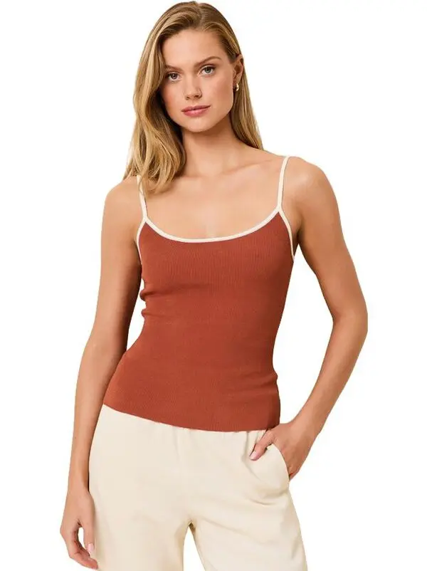 Solid & Striped Selena Tank - Natural