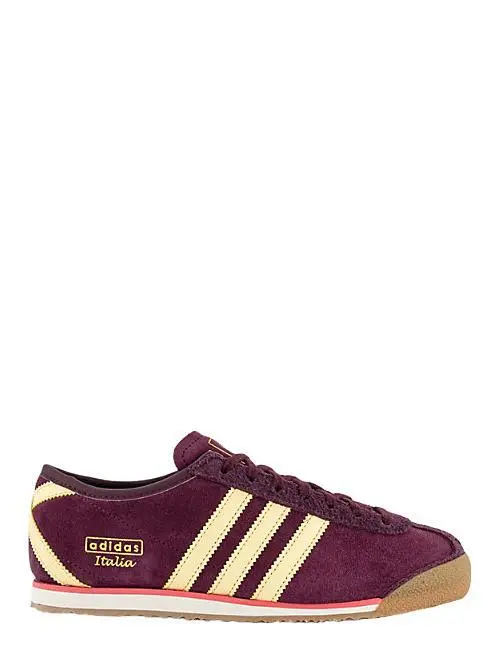 Adidas Italia 70s Suede Trainers - Maroon Almost Yellow Gol