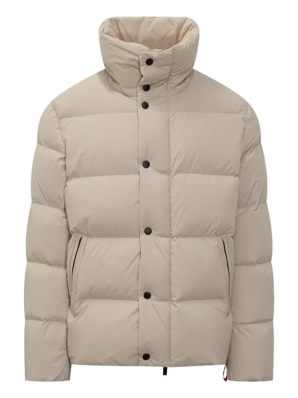 AFTER/LABEL Down Jacket With Button Closure - White