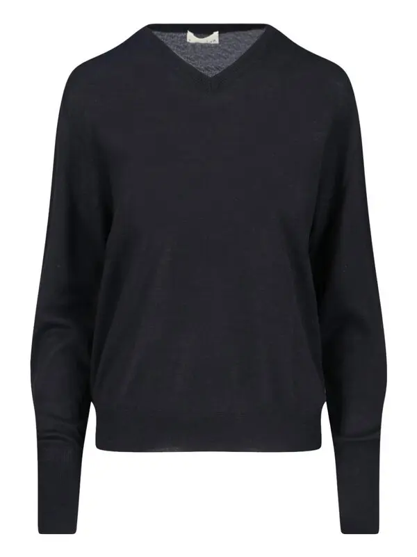 MA'RY'YA Virgin Wool And Silk Blend Sweater - Black