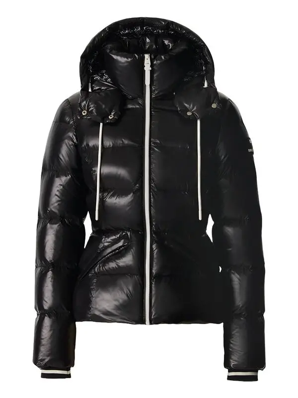 Mackage Madalyn-rr Logo Pattern Down Jacket - Black