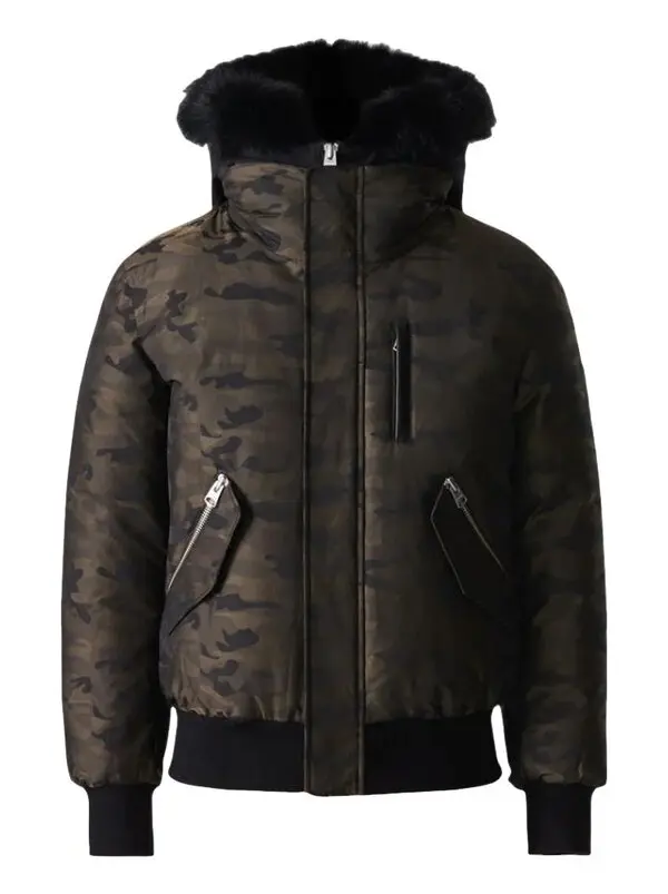 Mackage Dixon-jcz 2-in-1 Camo Down Bomber - Army