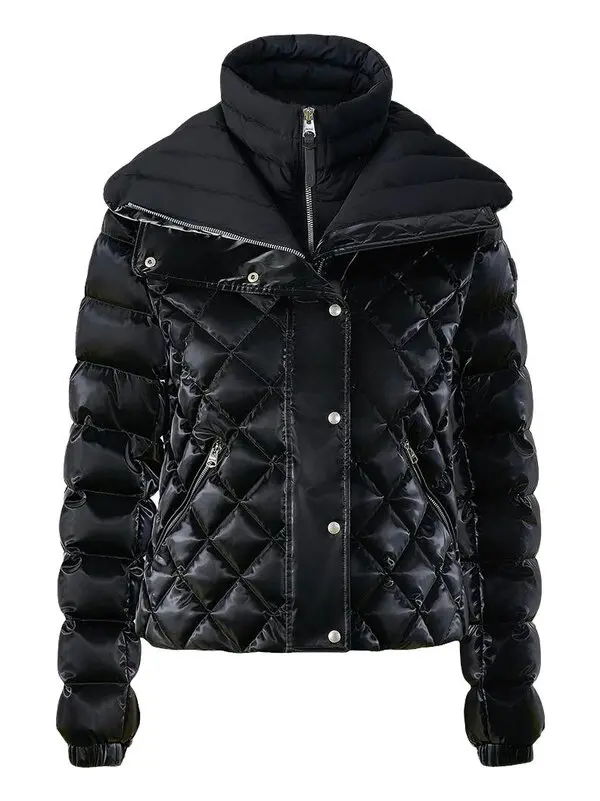 Mackage Diamond Quilted Down Jacket - Black