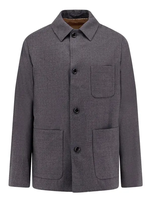 LARDINI Pure Virgin Wool Blazer - Grey