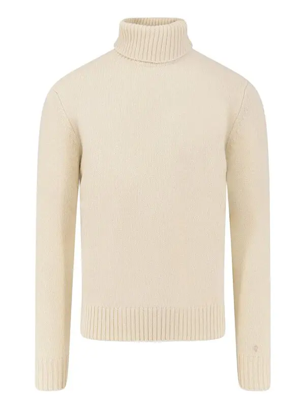 SEVEN GAUGE Wool Turtleneck - White