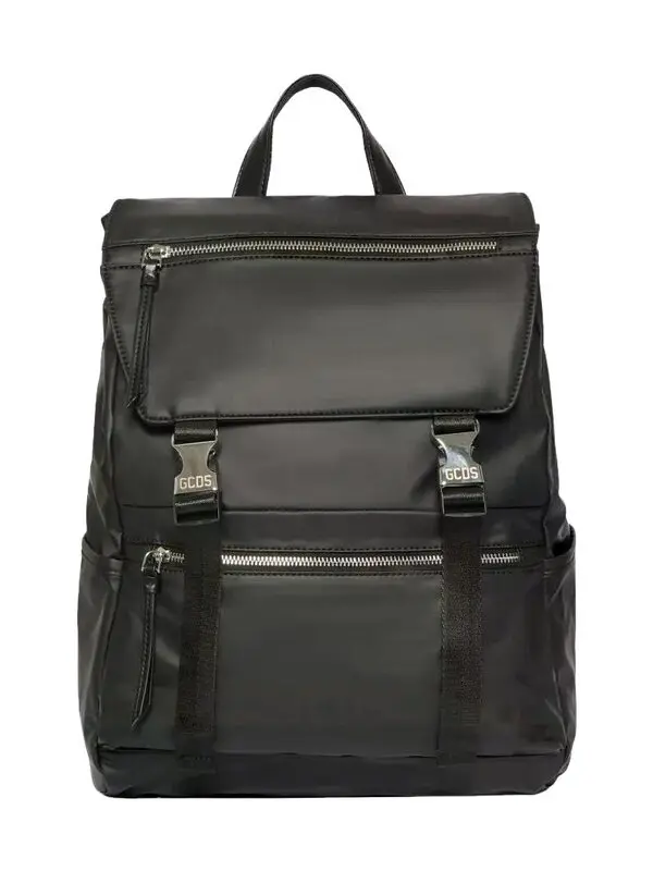 Gcds Buckle-detailed Backpack - Black