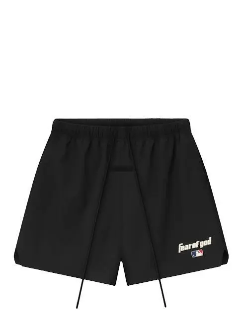 Fear Of God Essentials Mlb Nylon Vintage Short - Black