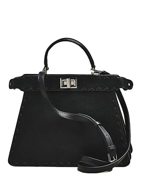 Walter Baker Reed Mini Satchel Bag - Black