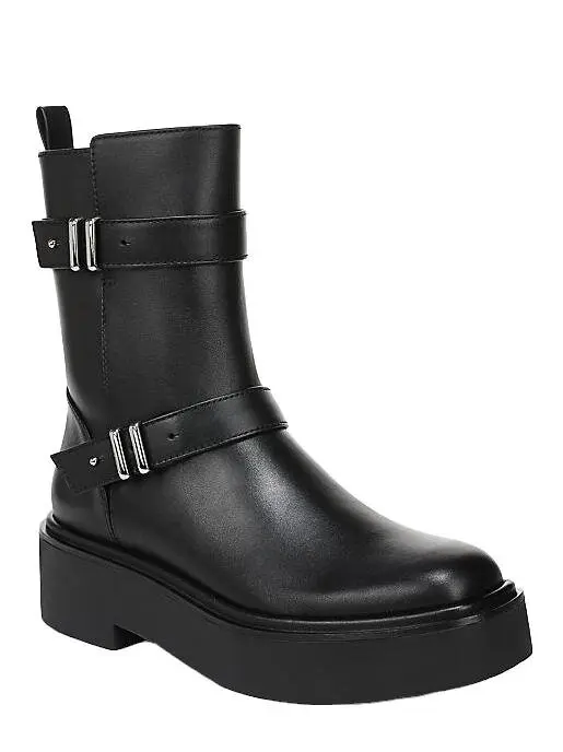 FAVORITE DAUGHTER Carole Moto Ankle Boots - Black