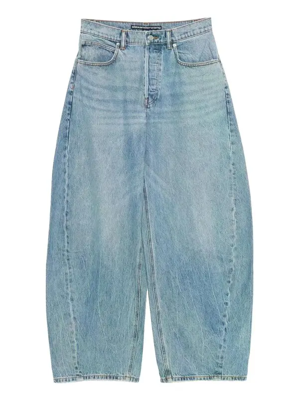 Alexander Wang Crystal-embellished Jeans - Blue