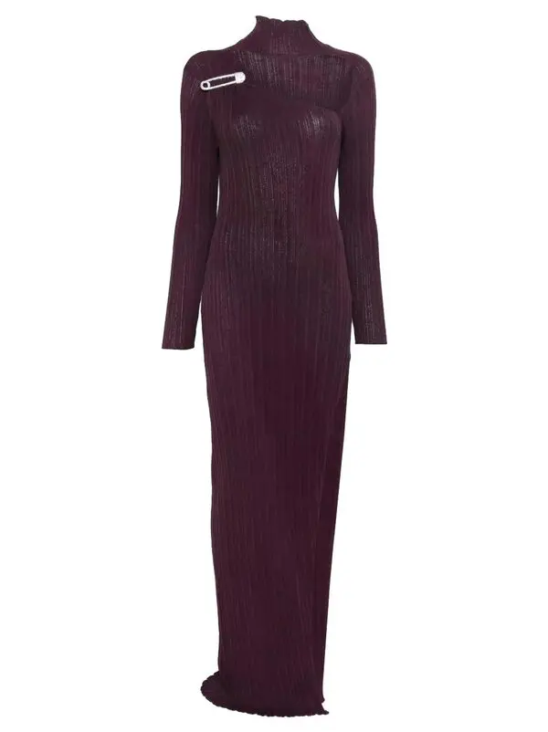 Giuseppe Di Morabito Wool-blend Dress - Purple