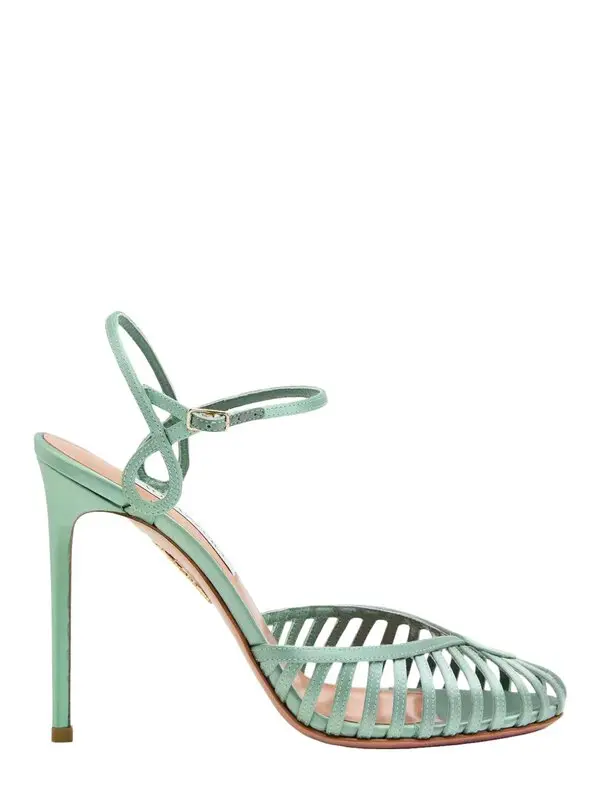 AQUAZZURA 105mm Sweet Surrender Sandals - Blue
