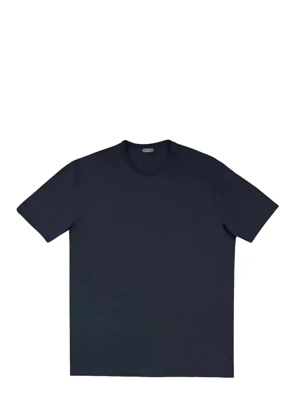 ZANONE Cotton T-shirt - Blue
