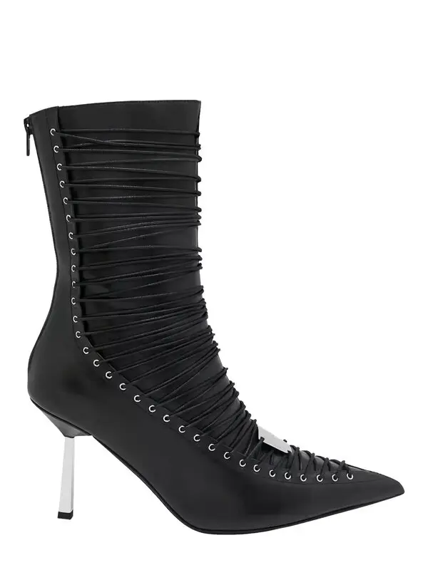 MISBHV 75mm Anastazja Ankle Boots - Black