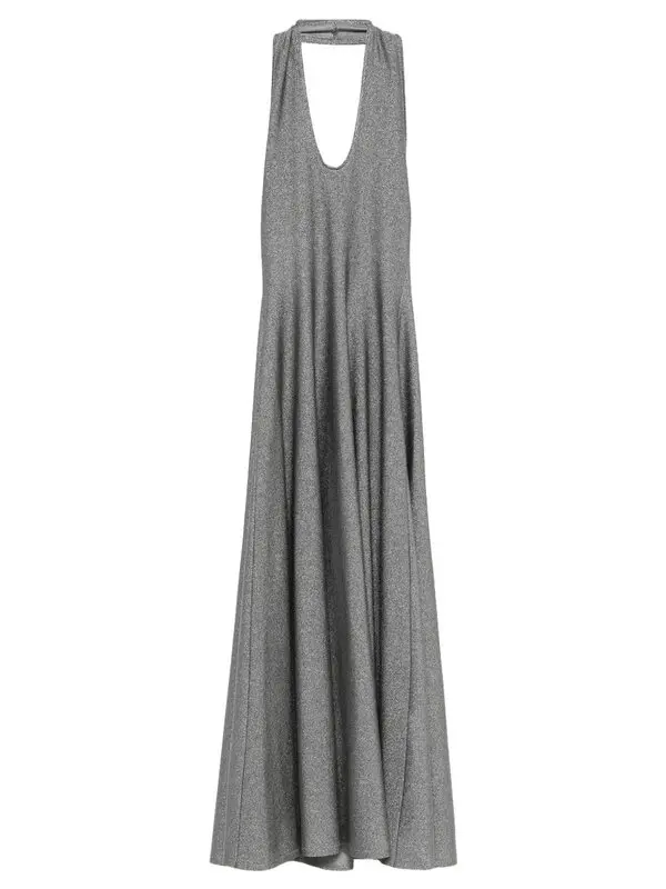 Khaite Melina Midi Dress - Grey
