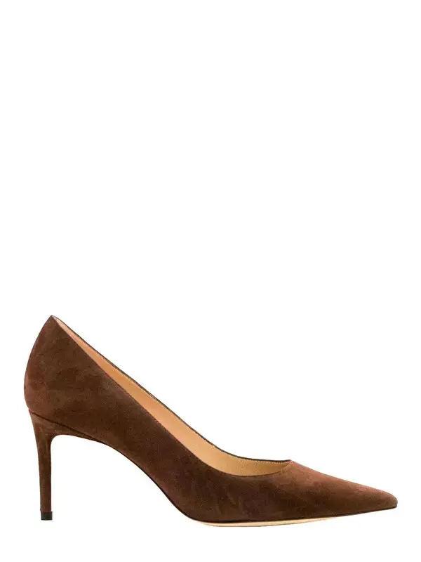 STUART WEITZMAN 75mm Pointed-toe Pumps - Brown