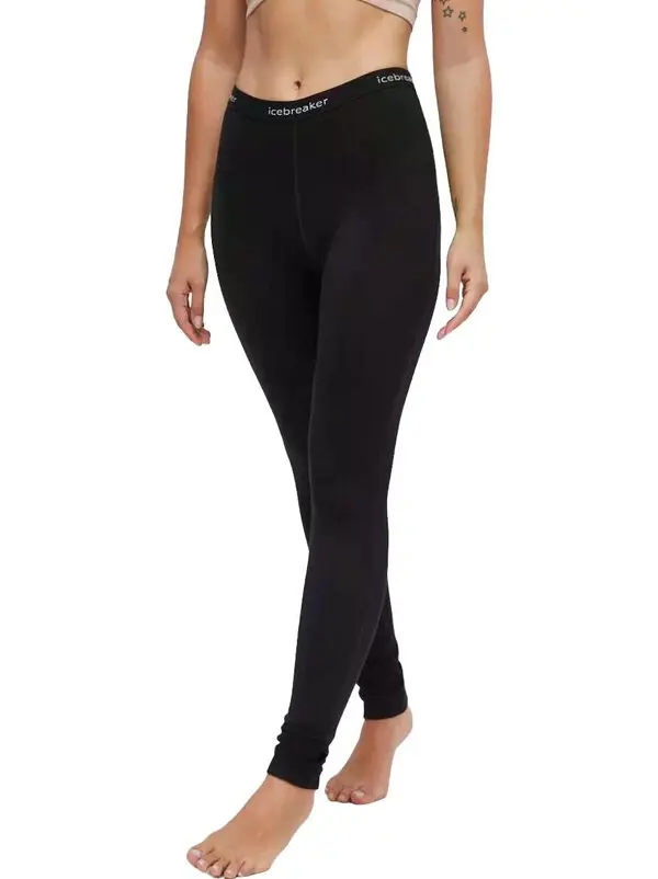 Icebreaker Logo-waist Leggings - Black