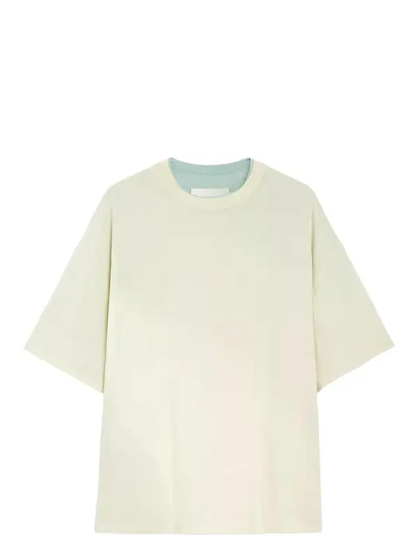 JIL SANDER Two-toned Reversible T-shirt - Neutrals