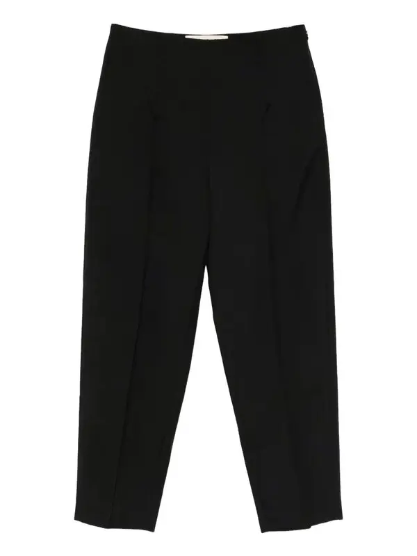 Marni Pressed-crease Trousers - Black