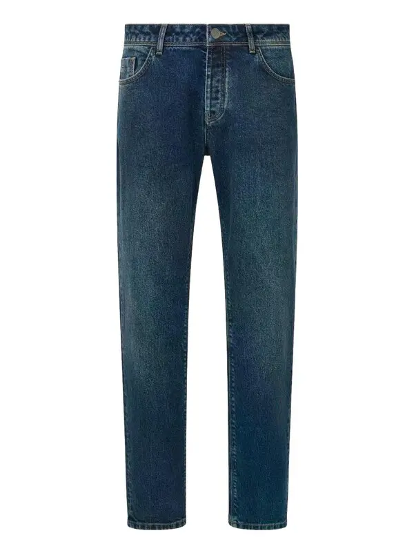 Boggi Milano Logo-patch Jeans - Blue