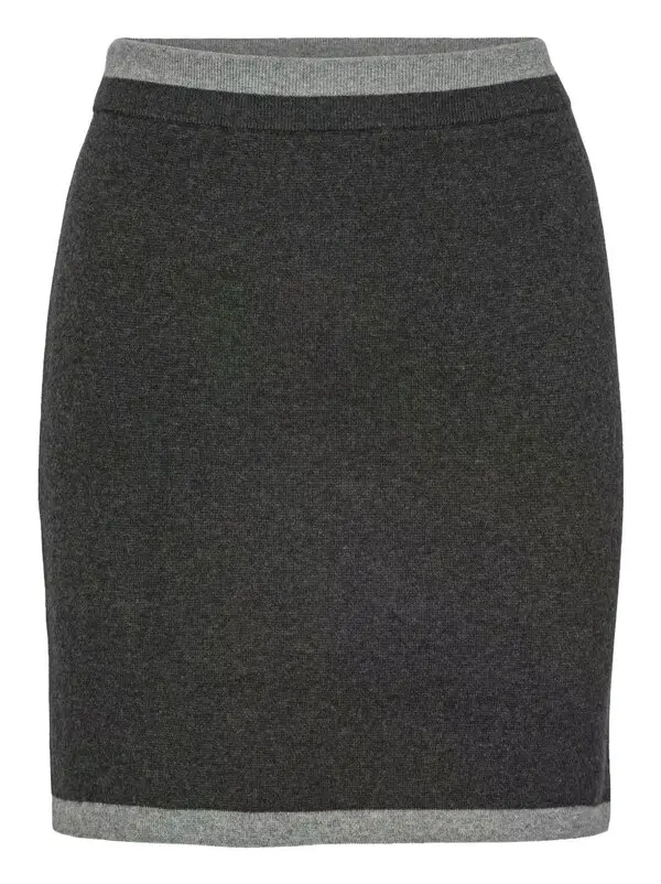 Remain Birger Christensen Cotton Mini Skirt - Grey