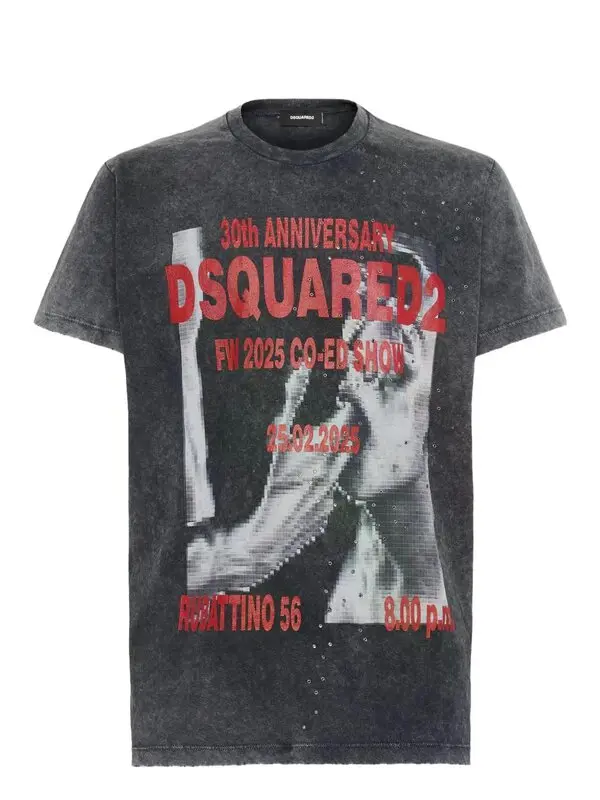 Dsquared2 Graphic-print T-shirt - Grey