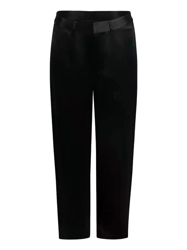 Yuzefi Hedra Concealed-zip Trousers - Black