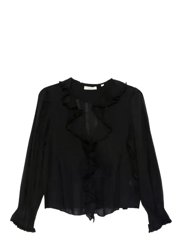 DÔEN Hardy Long-sleeve Blouse - Black