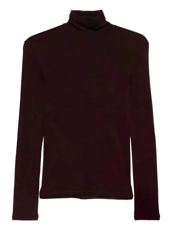 FORTE_FORTE Turtleneck Sweater - Red