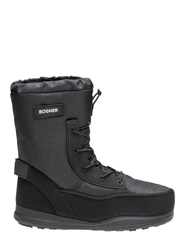 Bogner Lace-up Boots - Black