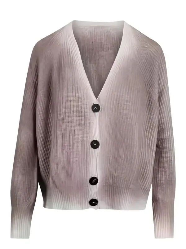 PLOUMANACH V-neck Buttoned Cardigan - Neutrals