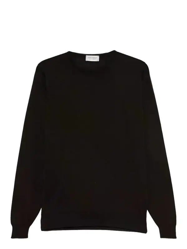 John Smedley Lundy Crew-neck Sweater - Brown