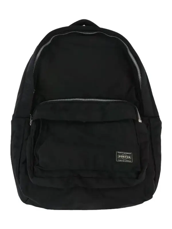 PORTER-YOSHIDA & CO Logo-patch Backpack - Black