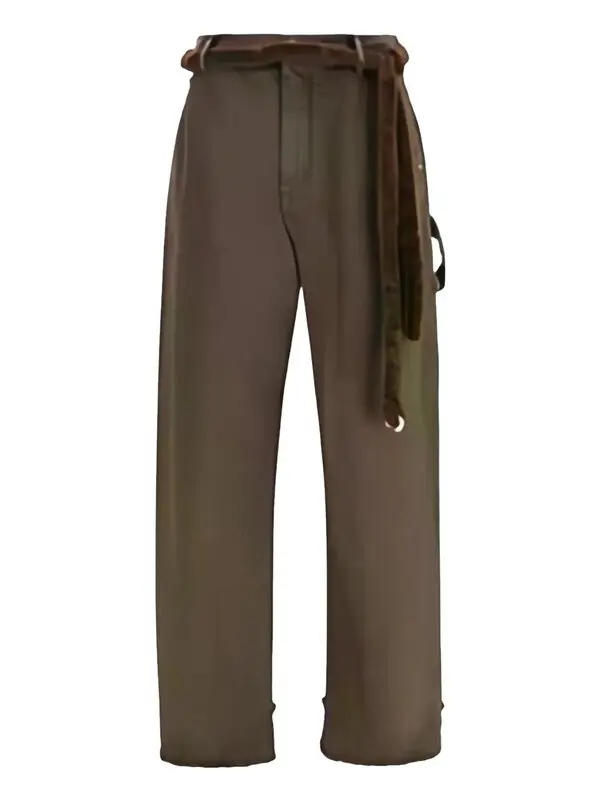 DARKPARK Lisa Belt-loops Trousers - Brown