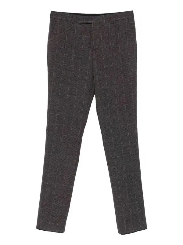 Paul Smith Check-print Trousers - Brown