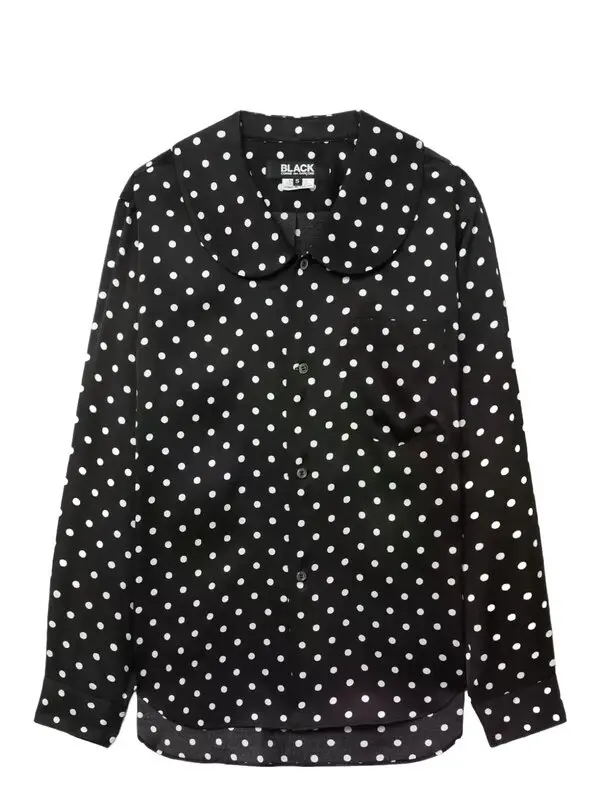BLACK COMME DES GARÇONS Polka Dot Shirt - Black