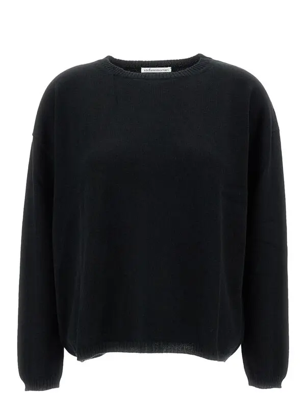 STEFANO MORTARI Crewneck Sweater - Black