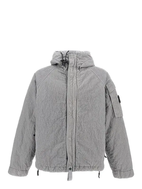 Stone Island Hooded Jacket - Grey