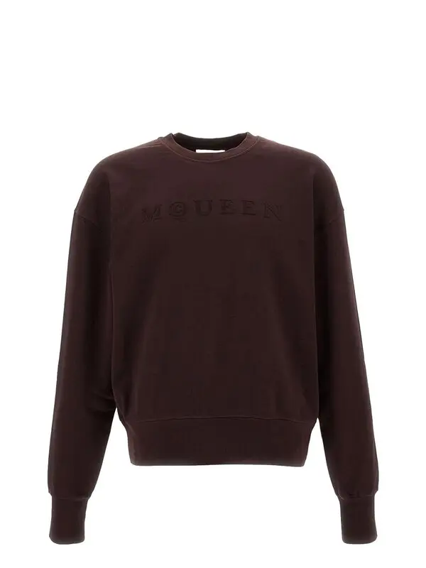 Alexander McQueen Crewneck Sweatshirt - Brown
