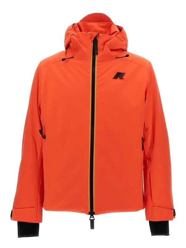 K-WAY Twill Lesarcs 2l Jacket - Orange