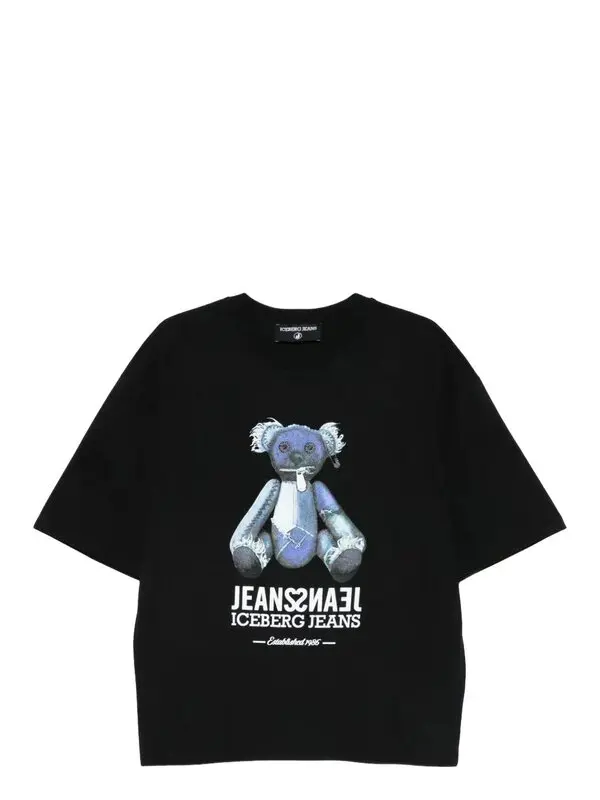 Iceberg Teddy-print T-shirt - Black